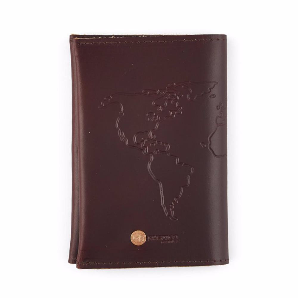 Rustico Grant Leather Travel Wallet, Burgundy | AC0162-0004 | Borsheims