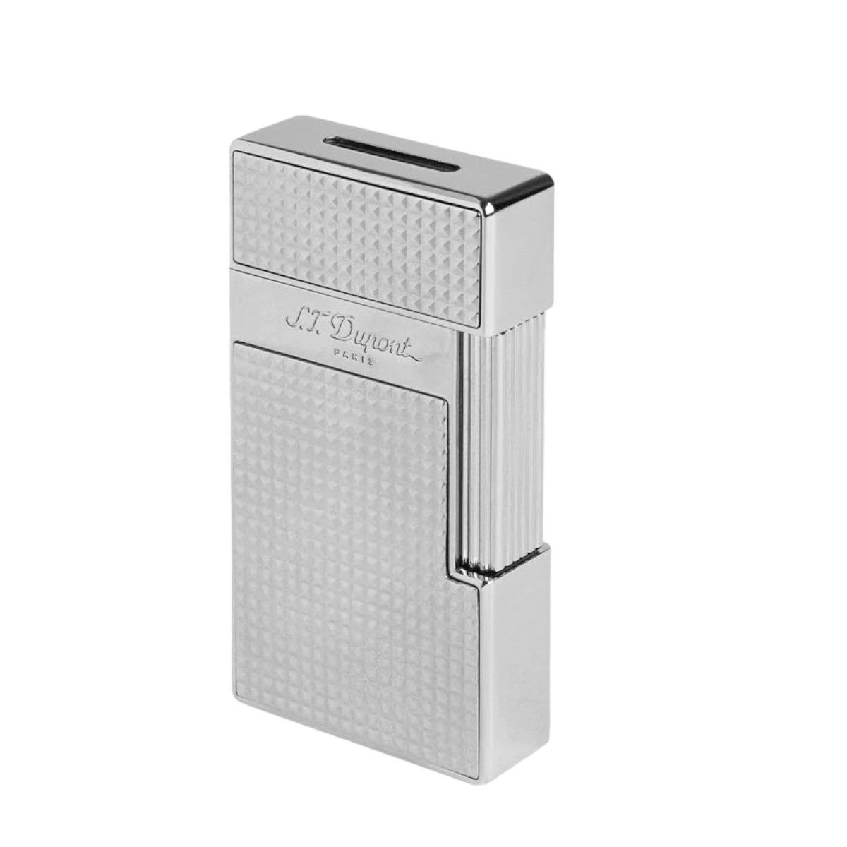 S.T. Dupont Big D Lighter, Chrome and Diamond Head | 025010 | Borsheims