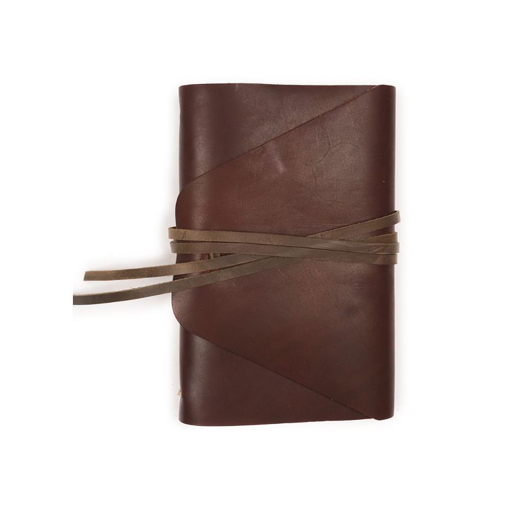 Rustico Messenger Leather Journal with Wrap, Burgundy | BK0060-0004 ...