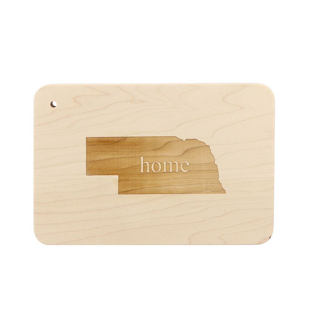 Maple Leaf At Home Nebraska Home Rectangular Board | 906RE-NE HOME ...