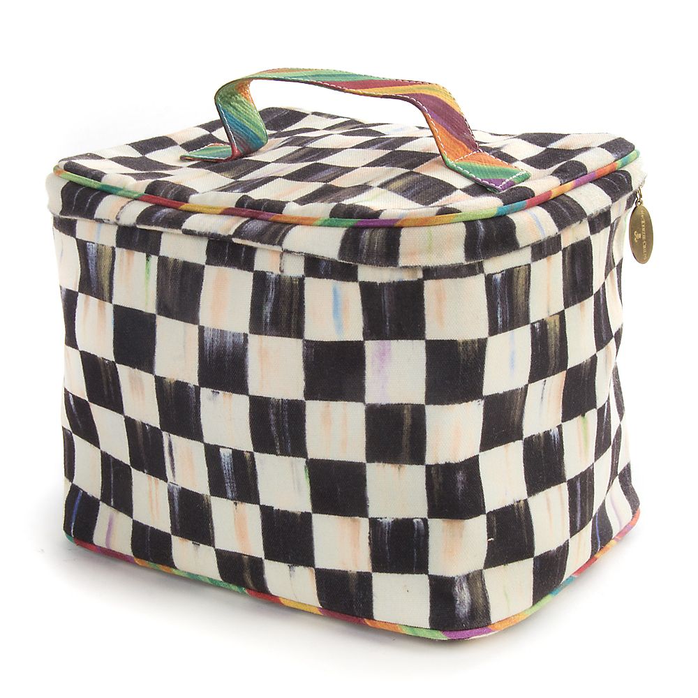 MacKenzie-Childs Courtly Check Train Case | 37683-006 | Borsheims