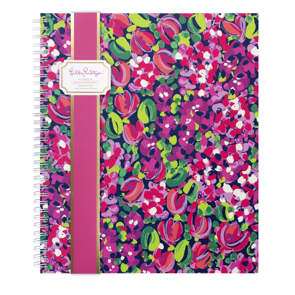 Lilly Pulitzer Large Notebook, Wild Confetti | Borsheims