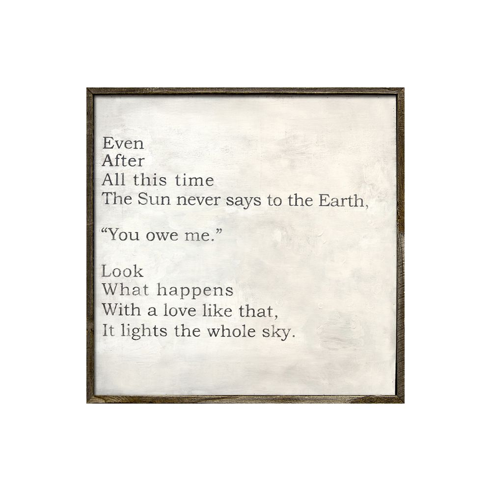 Sugarboo Designs All This Time Wood Art Print | AP152-2X2 | Borsheims