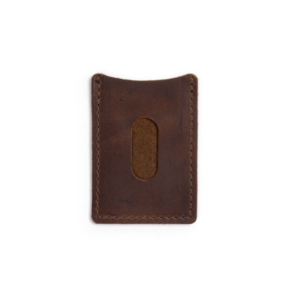 Rustico Tour Leather Wallet, Dark Brown | Borsheims