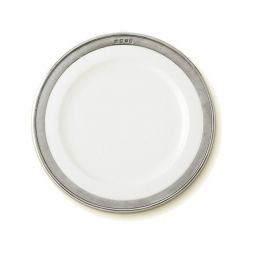 Match Pewter Convivio Classic White Dinner Plate | Borsheims