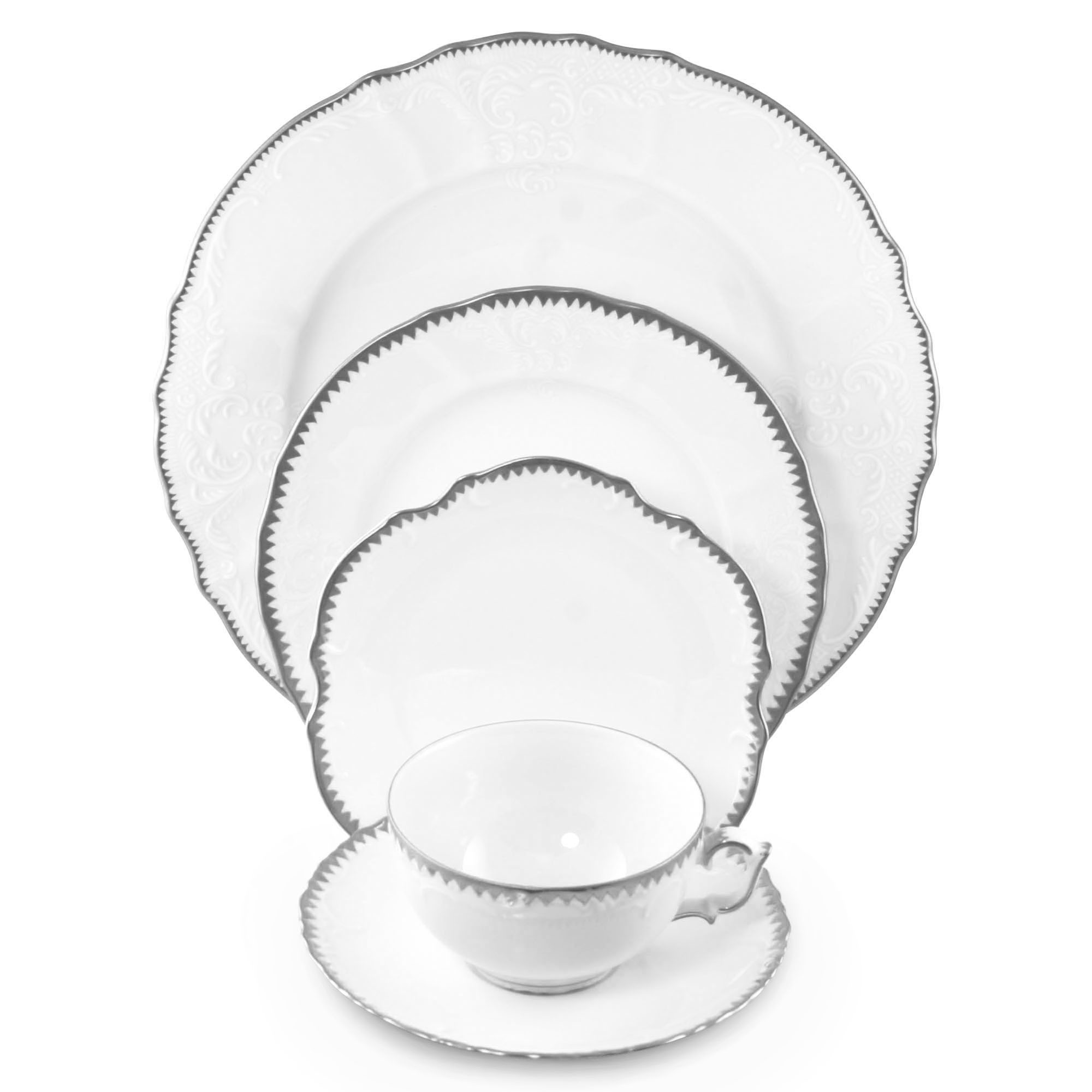 Anna Weatherley Simply Anna Platinum Dinnerware | Borsheims