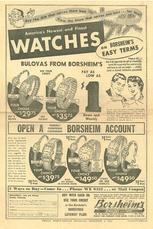 Borsheims History | Borsheims